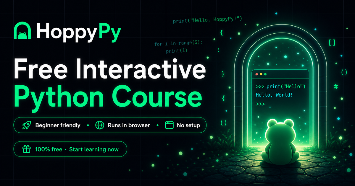HoppyPy | Learn Python by Playing with Code
